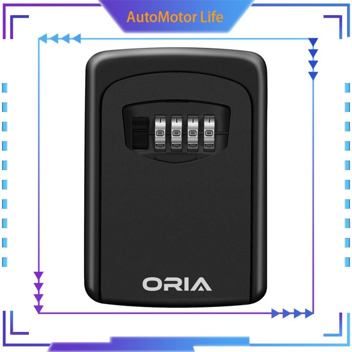 【Wireless】 ORIA Wall Mounted 4 Digit Combination Key Storage Lock ...