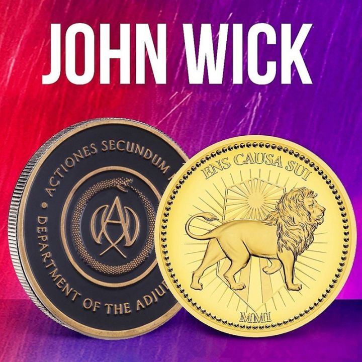 Star COD John Wick Continental Hotel Coin Cosplay Keanu Reeves Referee ...