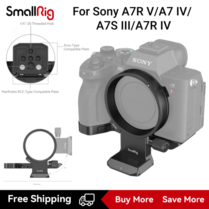 SmallRig Rotatable Horizontal-to-Vertical Mount Plate Kit for Sony A7R V / A7 IV / A7S III / A7R ...