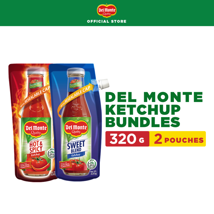 DEL MONTE Ketchup Bundles - Pouch x 2 Items (Del Monte Sweet Blend ...