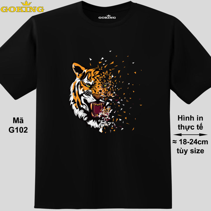Art Tiger, mã G102. Áo thun nam nữ, form unisex. Áo phông hàng hiệu ...