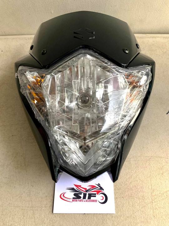 Headlight with Cowling SUZUKI Raider 150 REBORN Black YSK | Lazada PH