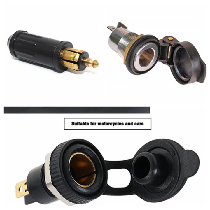 【No-profit】 DIN Heavy Power Socket Hella Panel Mount for Car BMW 12V ...