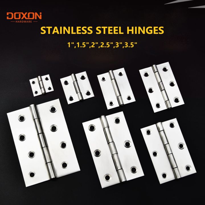 DOXON Hinges with Screws (2pcs) Door Hinges Stainless Steel Hinge for ...