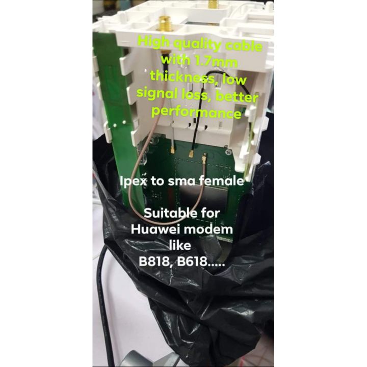 DIY SMA Connector Female to uFL u.FL IPX IPEX RF Adapter RG178 Pigtail ...