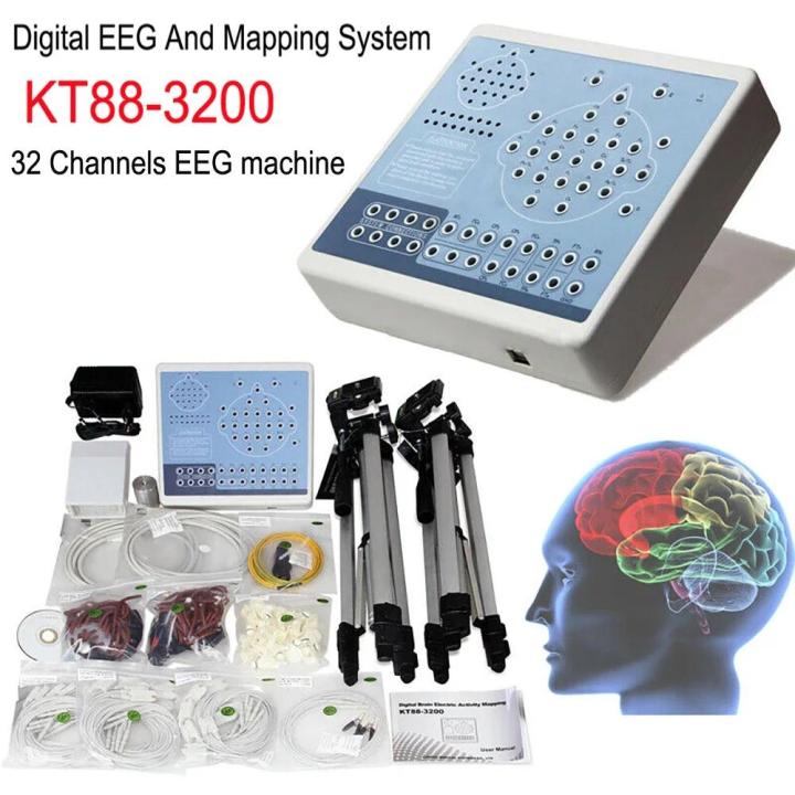 CONTEC Brand Digital Brain Electric RECORDER EEG machine Mapping System ...