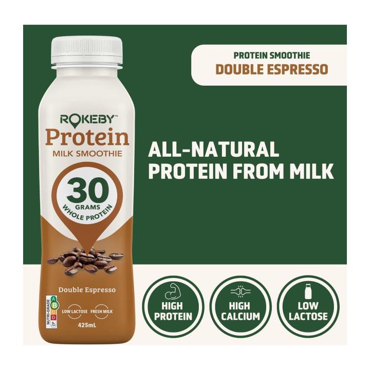 Rokeby Farms Whole Protein Milk Smoothie Double Espresso Iced Coffee ...