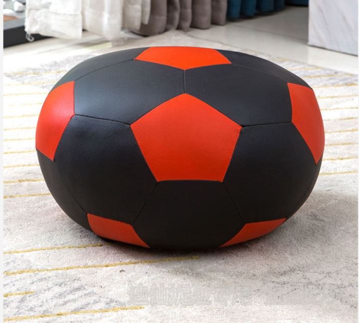 Ball Stool Sofa #5046 Ball sofa stool chair Leather Small Leather round ...