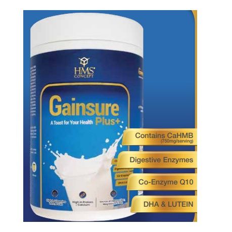 HMS Concept Gainsure Plus+ Vanilla Flavour 850G/ 2 X 850G | Lazada