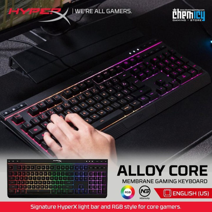 HyperX Alloy Core RGB Gaming Keyboard | Lazada Indonesia