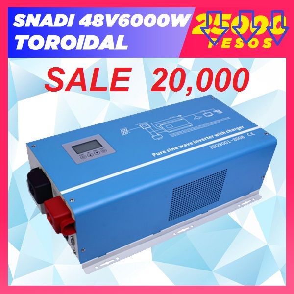 Snadi Inverter Toroidal Solar Inverter 48V6000W Snat Inverter | Lazada PH