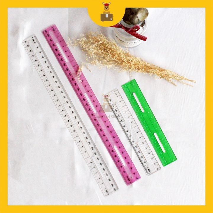 Plastic Ruler Color Transparent Pembaris Murid Plastik Warna (15cm / 30cm) | Lazada