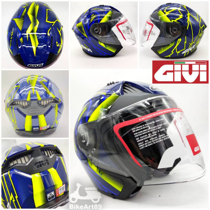 Givi M35.0 Helmet Scudo Motorcycle Part Accessories Open Face Helmet ...