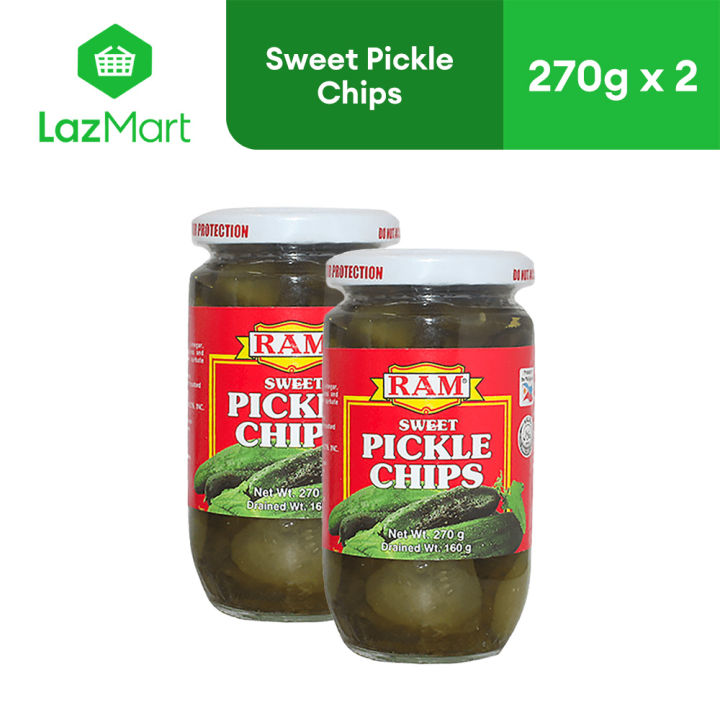Ram Sweet Pickle Chips Jar 270g - Pack of 2 | Lazada PH