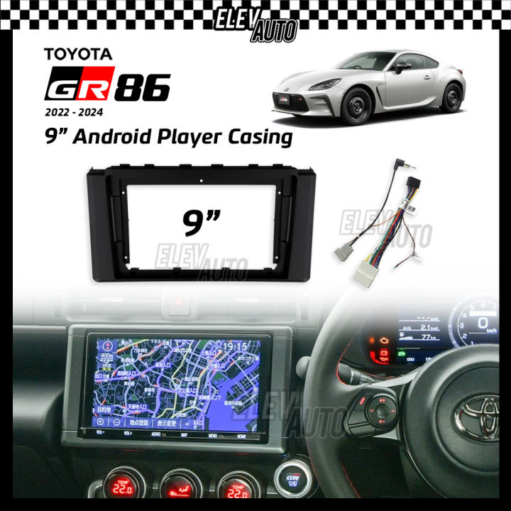 Toyota GR86 2022-2024 9" Android Player Casing Installation Dash Kit ...