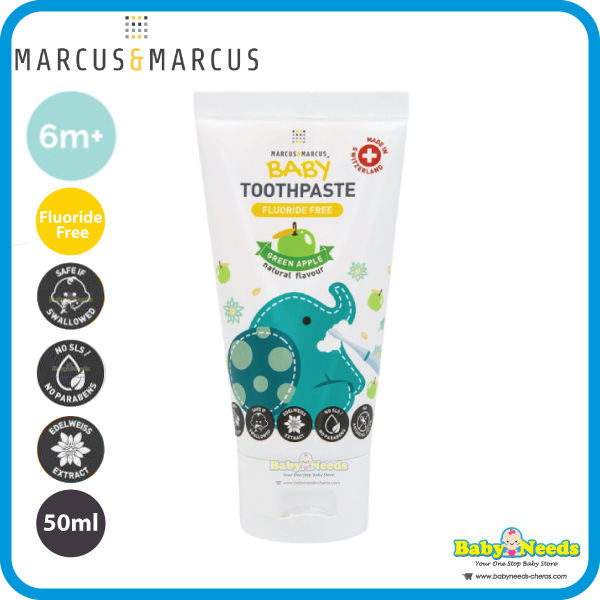 Marcus & Marcus Baby Toothpaste (Fluoride Free) | Lazada