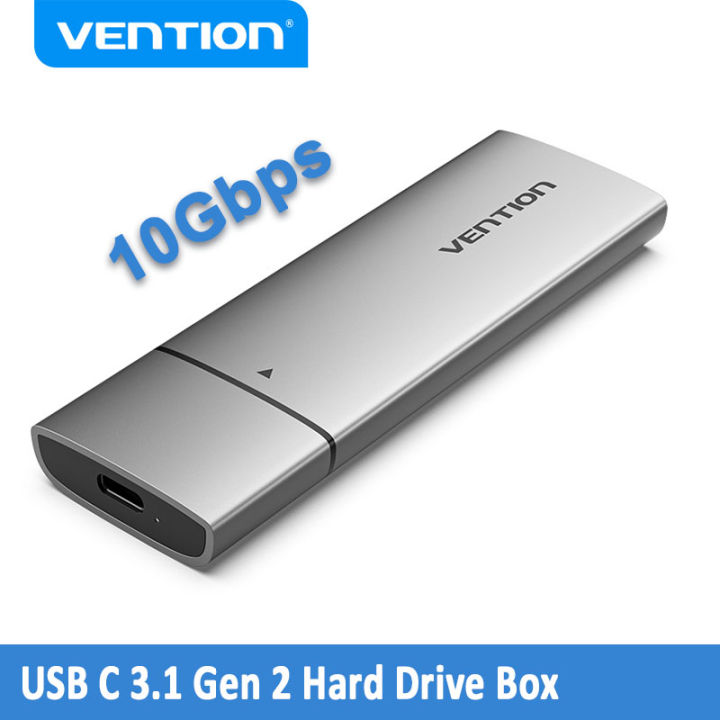 Vention M.2 NVMe USB C 3.1 Gen 2 External Hard Drive Box mobile Hard ...