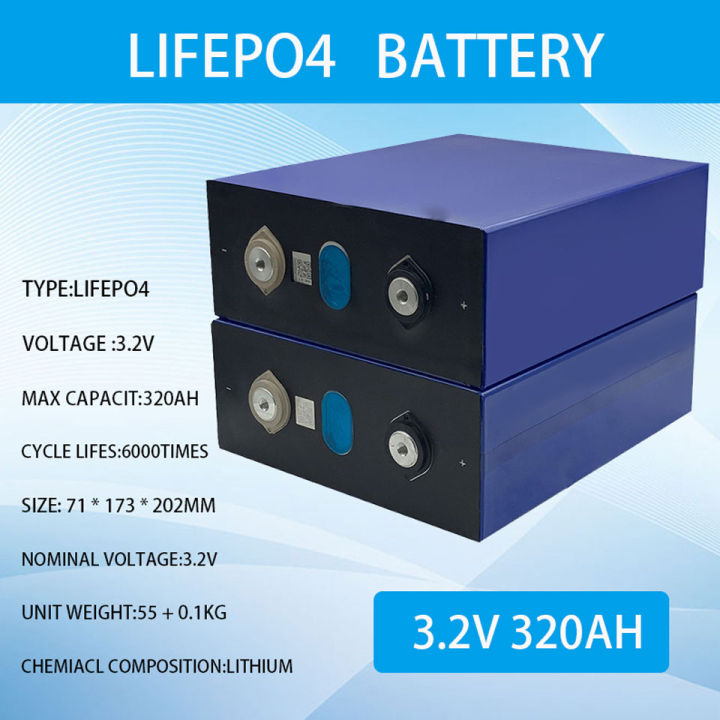 3.2V 320AH cells BRAND NEW 48V Lifepo4 320AH battery 310AH G | Lazada PH