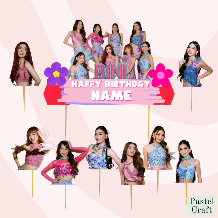 Bini Customized Cake Topper for Party | Lazada PH