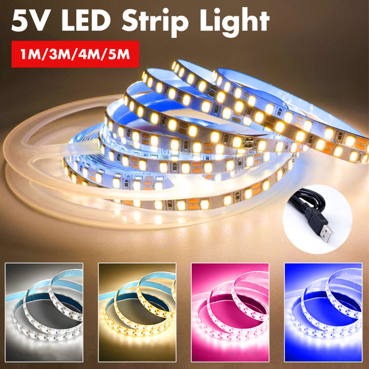 USB Led Lights Strip Light TV Backlight 2835 SMD With Back Tape Decor ...