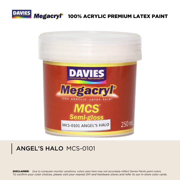 DAVIES Megacryl MCS Color Pods Paint (250ml) Angel's Halo | Lazada PH