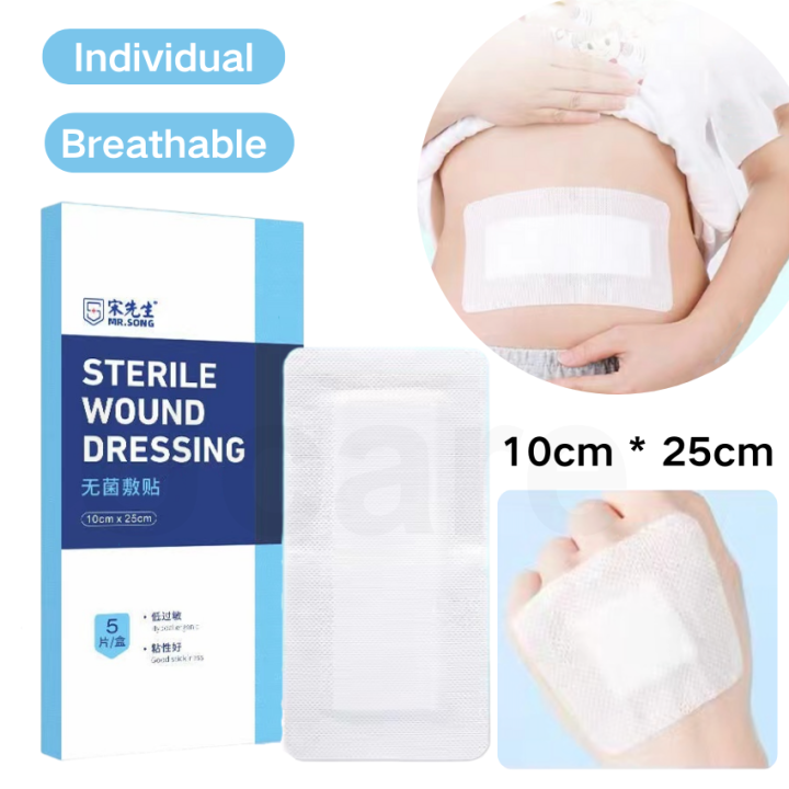 10/20/40Pcs Non-Woven Wound Sterile Dressing Large Size Stickers ...