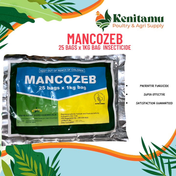 MANCOZEB 1KG FUNGICIDE BY: VANN HAWK (SAME AS DITHANE) FOR PLANT CARE ...