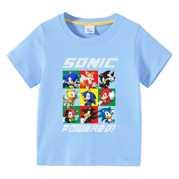 🍄CUTE🍄 Sonic The Hedgehog Baju Graphic Children's T-shirt Solar System ...
