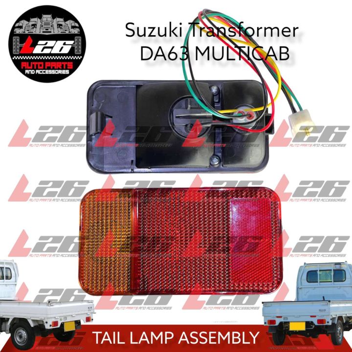 SUZUKI TRANSFORMER K6A DA63T DA63 MULTICAB PICK UP TAIL LAMP ASSEMBLY ...