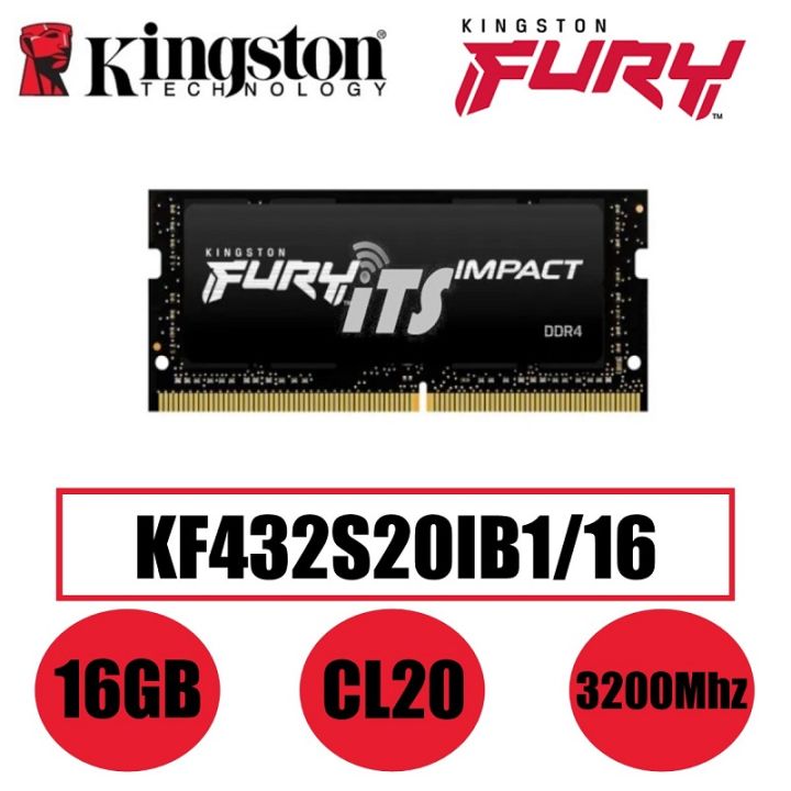Kingston HyperX Impact 16GB DDR4-3200 CL20 260-pin SODIMM | Lazada