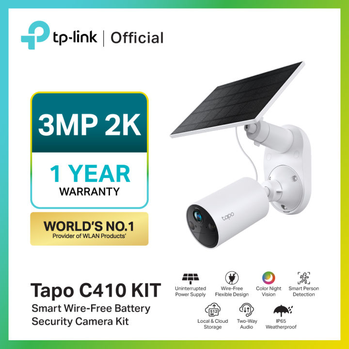TP-Link Tapo C410 KIT Solar-Powered Security Camera Kit ชุดกล้องวงจรปิด ...