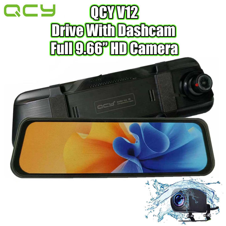 QCY V12 9.66 IN TOUCH Screen with night vision / G-sensor / Loop ...