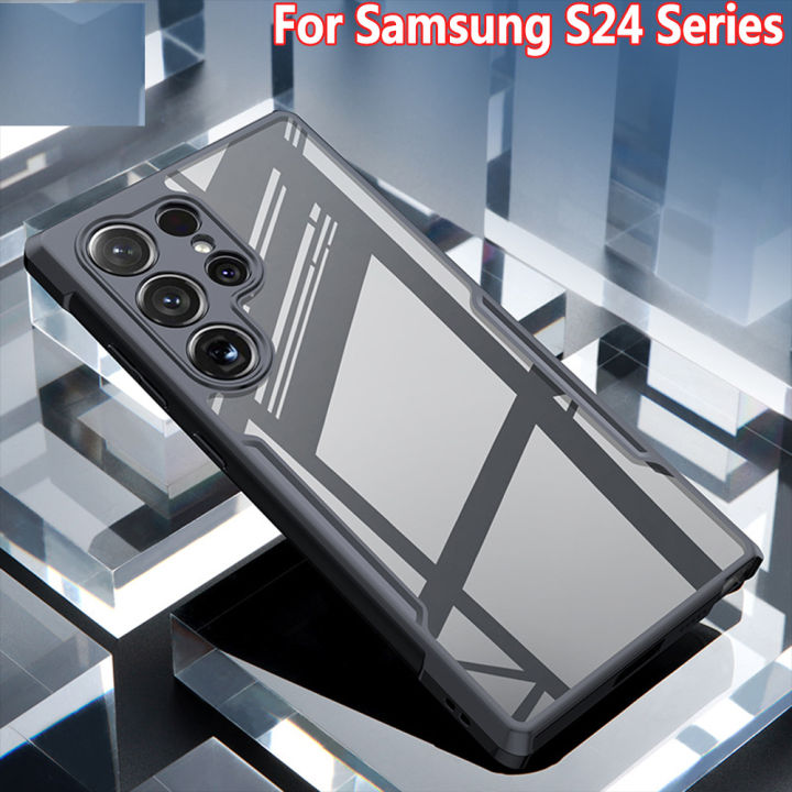 AcrylicShockproof Bumper Cover For Samsung S24 Ultra Case For Samsung Galaxy S24Ultra S24S24 ...