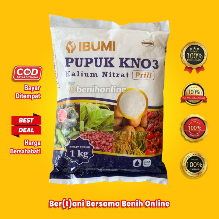 PUPUK KNO3 KALIUM NITRAT 1KG - IBUMI | Lazada Indonesia