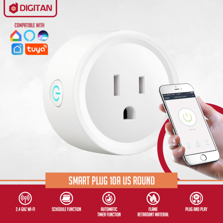 Smart Plug Sockets 10A / 16A US / 16A UK WiFi Voice App Control Aircon ...