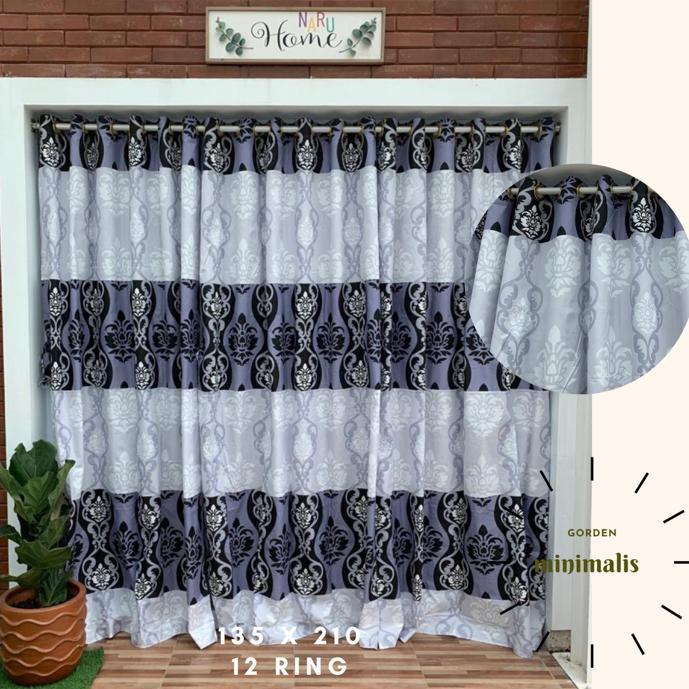 FSYA ( Ring Motif Batik Glamour ) Gorden / Hordeng / Tirai | Lazada ...
