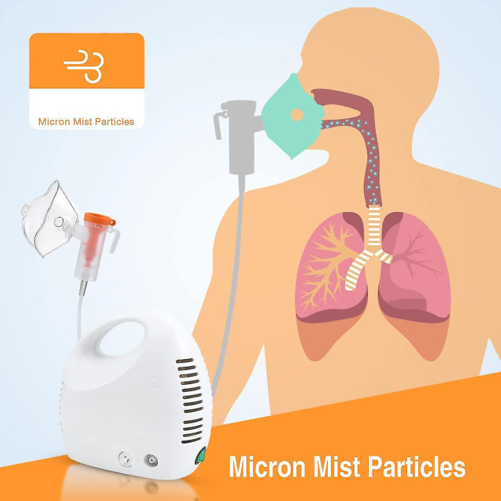 Nebulizer Compressor 302 Portable - Alat Uap Terapi Pernafasan ...