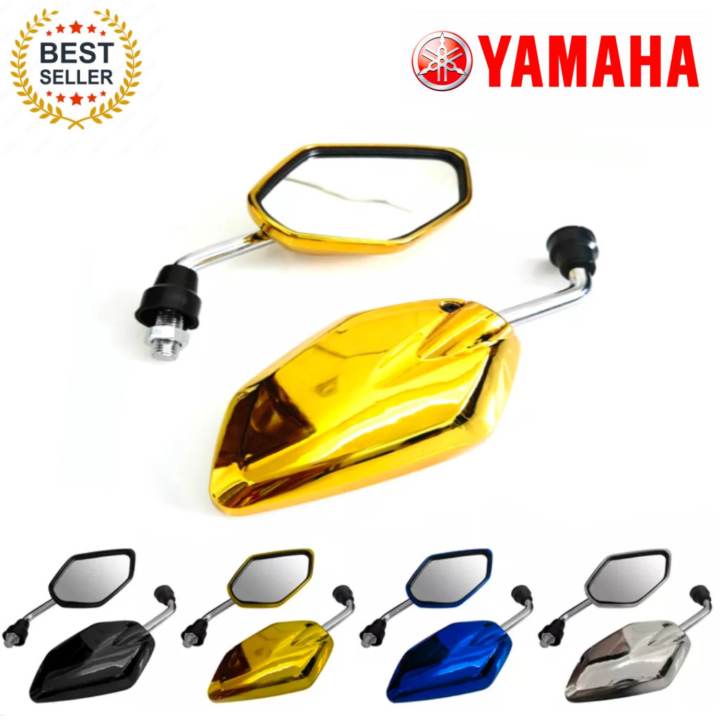 YAMAHA Mio Gravis -Motorcycle Side Mirror Glossy Color | Short Stem ...