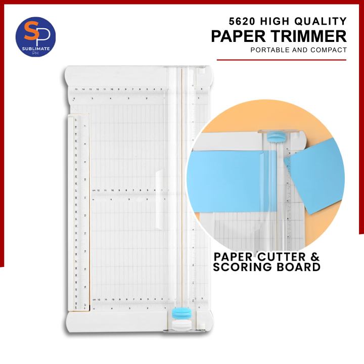 Paper Trimmer with Scoring Board Multifunctional Paper Cutter 2in1 ...