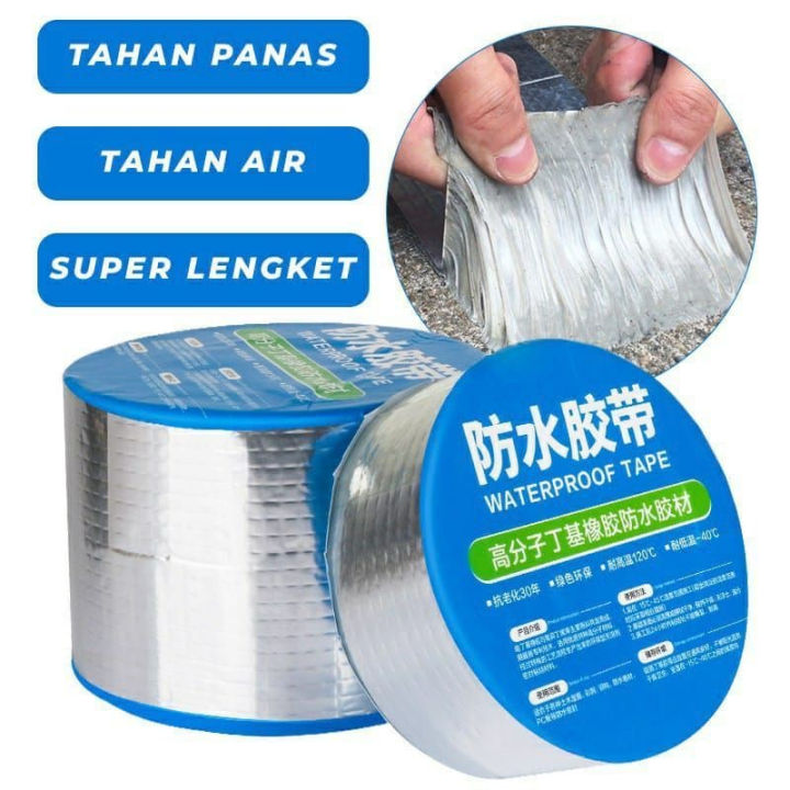lakban seng lakban aluminium foil lakban seng waterproof anti bocor ...