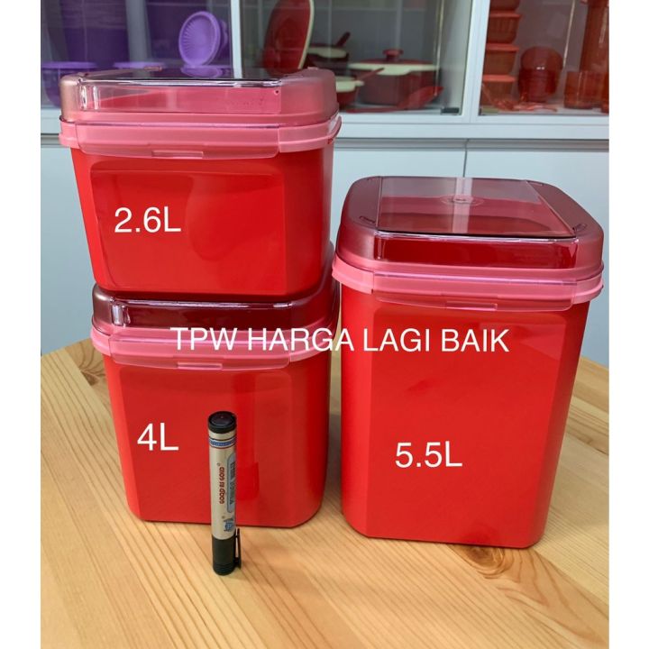 Tupperware Ezy Keeper Square Signature | Lazada