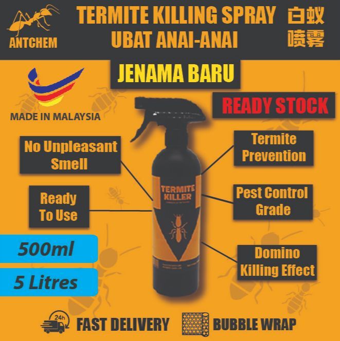 🔥PROMOTION🔥Termite Killer 500ml/ Ubat Anai-Anai Berkesan /Insect Killing Spray/ Penyembur ...