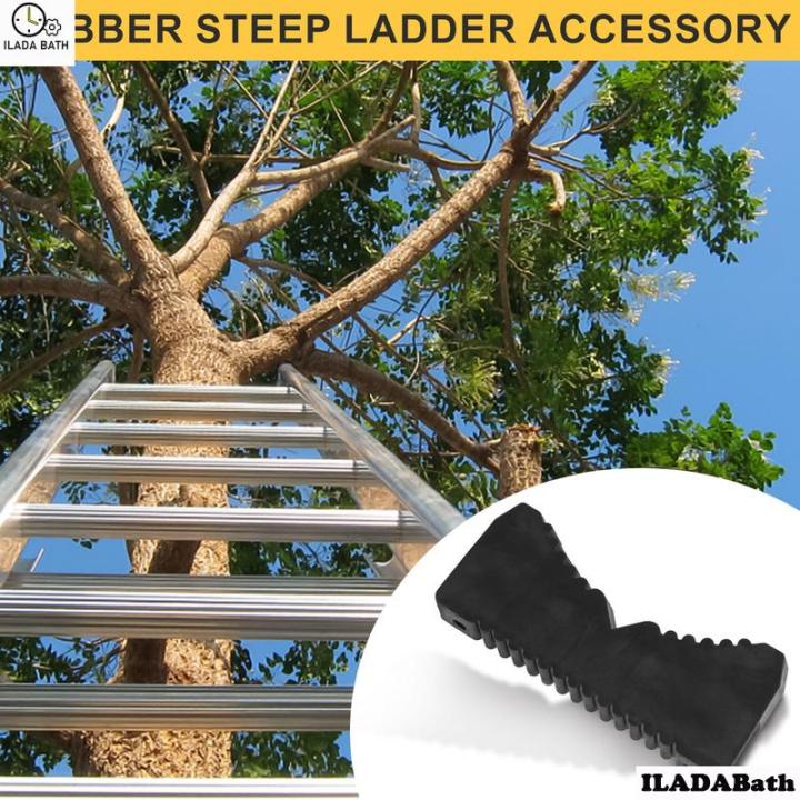 Rubber Steep Ladder Accessory Ladder Stabilizer with 2 Screws Ladder ...
