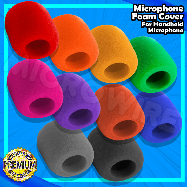 High Quality Microphone Foam Mic Foam Cover Assorted Colors (1pc per ...