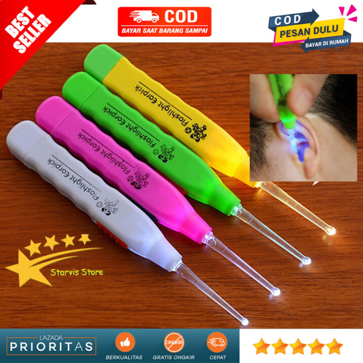 KOREK TELINGA LED / Korekan kuping Lampu / Korekan kuping LED / BISA ...