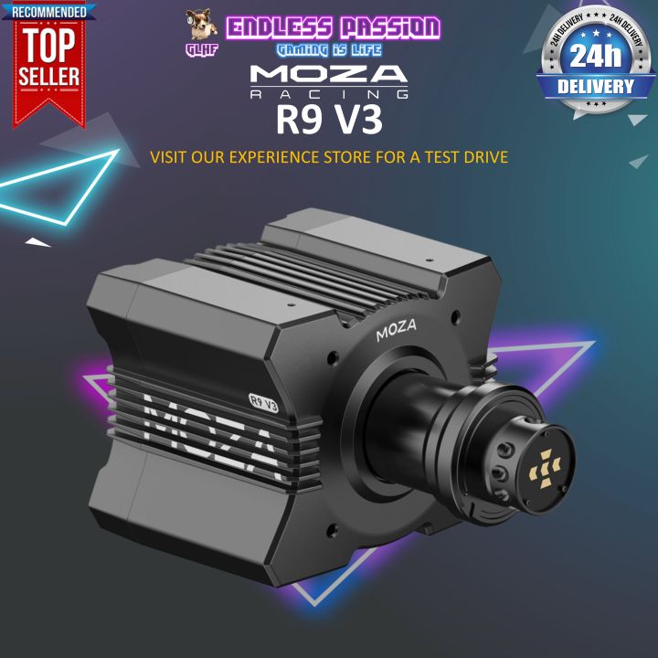 Moza R9 V3 Direct Drive Wheel Base - RS080 | Lazada Singapore