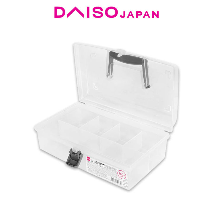 Daiso Stock Box No. 4 with Partitions | Lazada PH