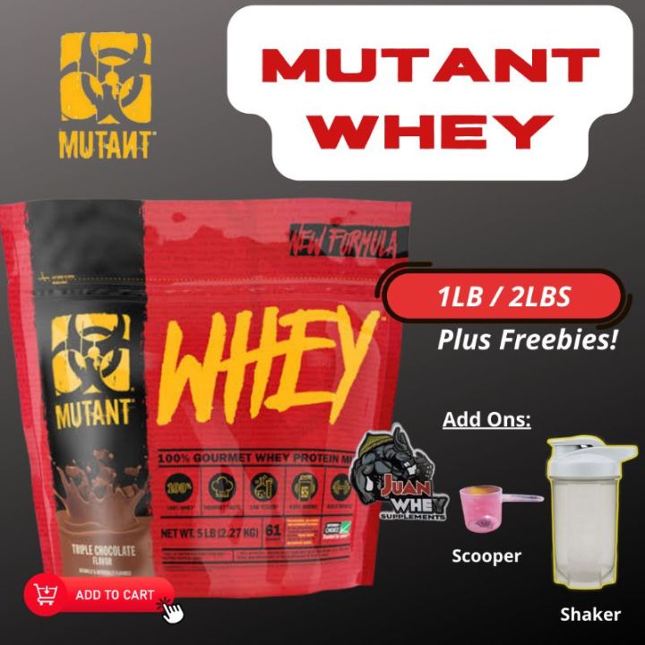 MUTANT WHEY PROTEIN 1LB/2LBS W/FREEBIES | Lazada PH