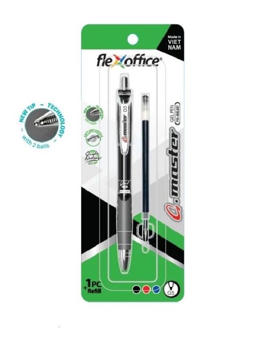 FlexOffice G-Master Gel Pen + 1 Refill | Lazada PH