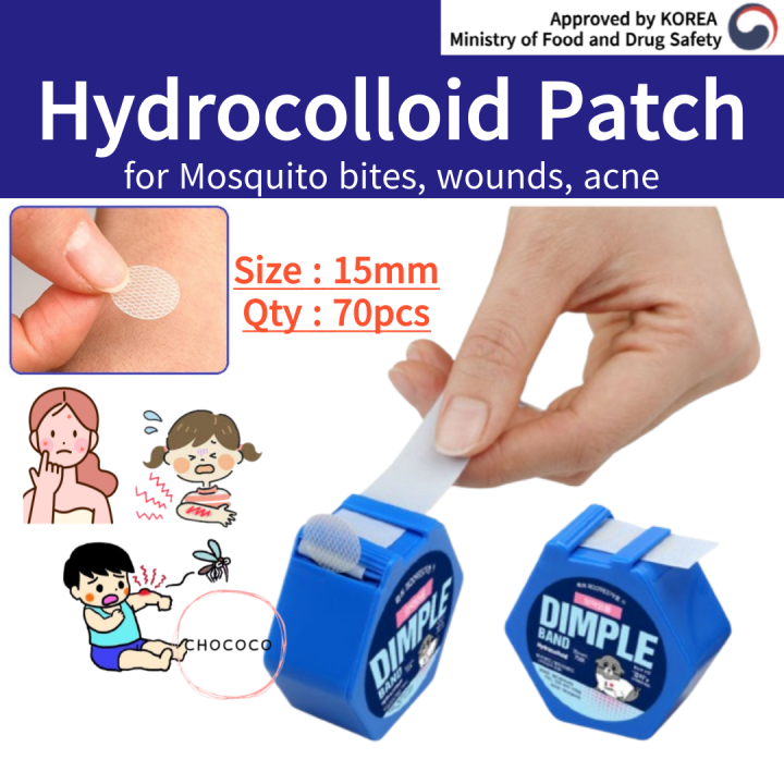 [KOREA] 🇰🇷 70pcs Hydrocolloid Mosquito bite Wound Acne Pimple Patch ...